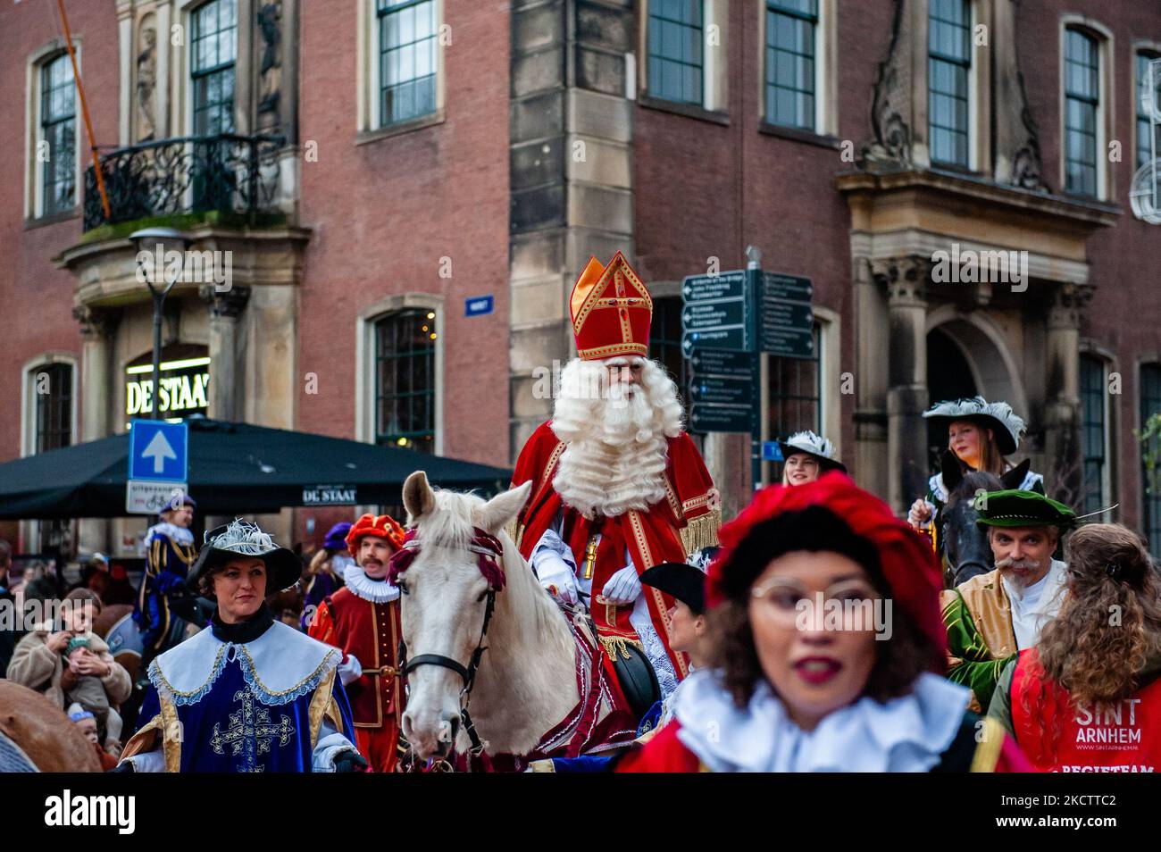 For the first time the St Nicholas’ helpers showed up without blackface ...