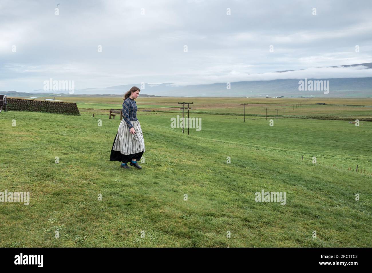 Icelandic woman in traditional costume hi-res stock photography and ...