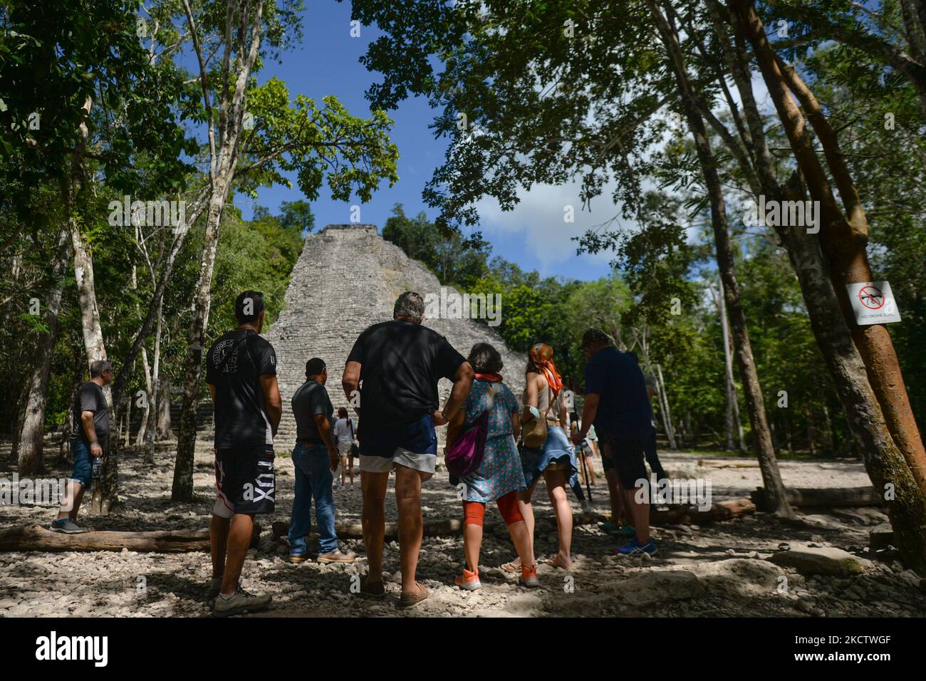 Pyramid the Iglesia (the Church) - Coba Group, inside the ...