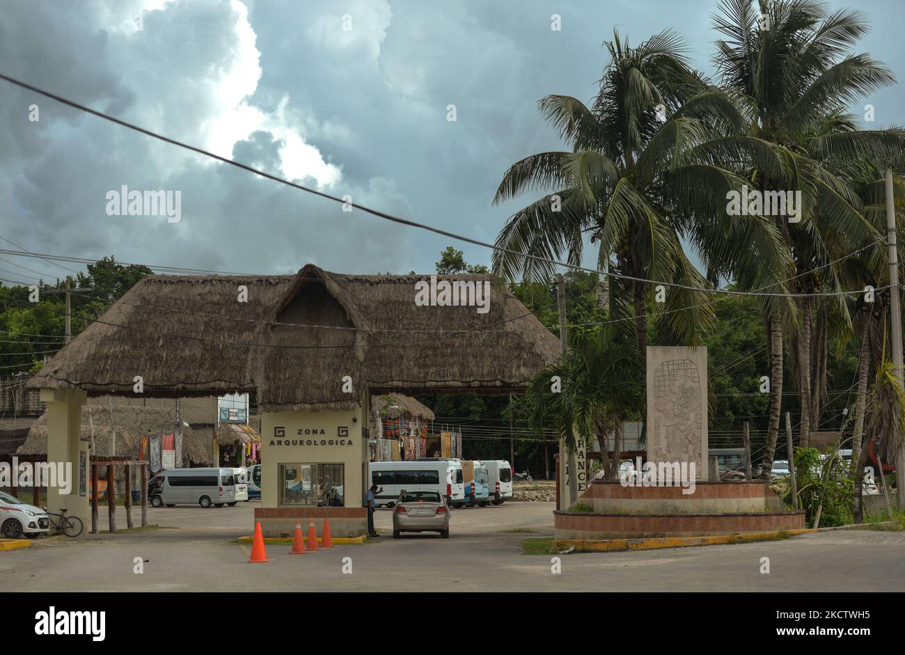 ENtrance to the archaeological site of Coba. On Friday, November 12 ...