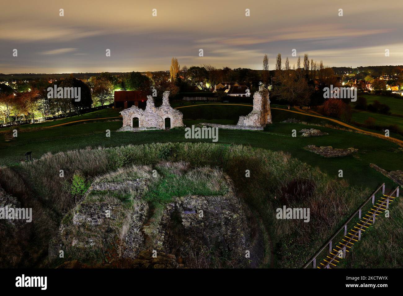 Sandal Castle in Wakefield,West Yorkshire,UK Stock Photo - Alamy