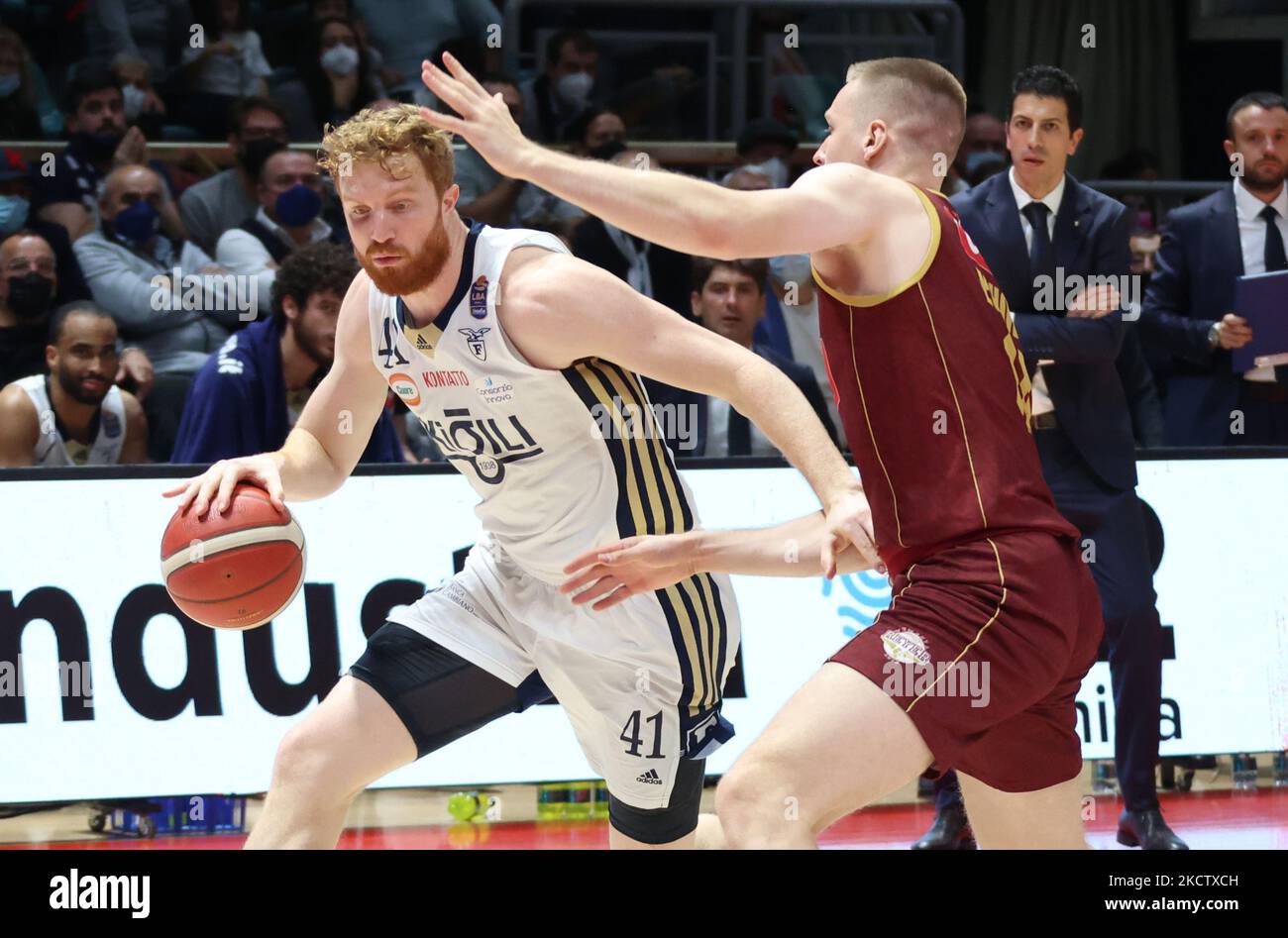 Geoffrey Groselle (Fortitudo Kigili Bologna) during the series A1 ...