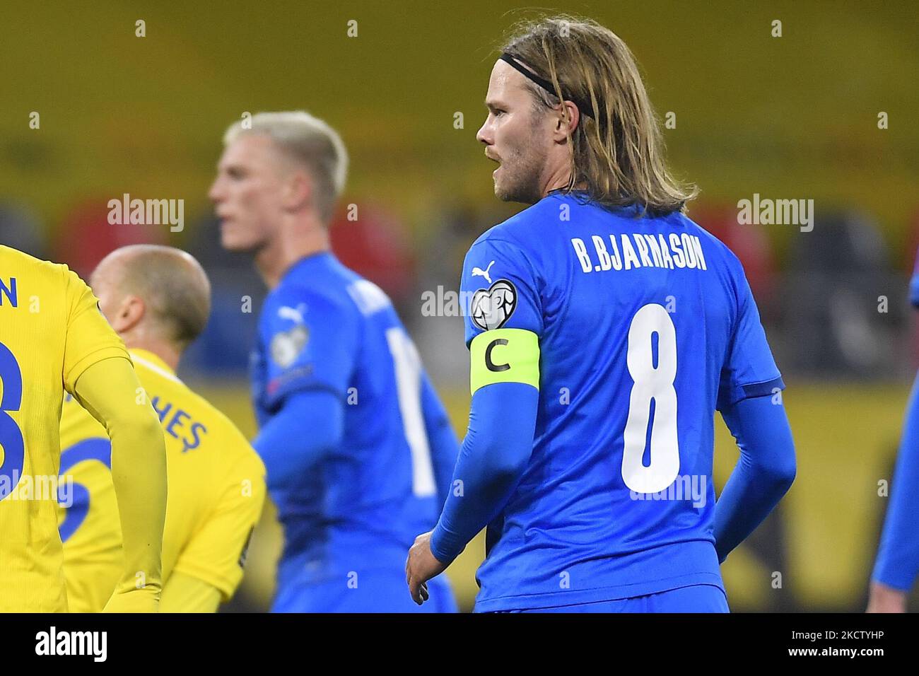 Birkir Bjarnason in action during the FIFA World Cup Qatar 2022 ...