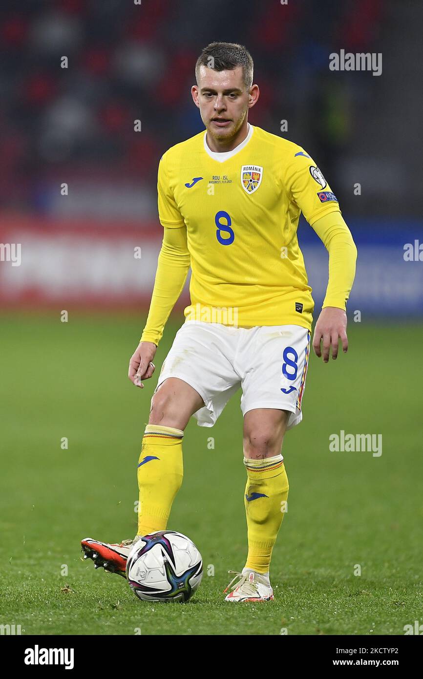 Alexandru Cicaldau in action during the FIFA World Cup Qatar 2022 ...