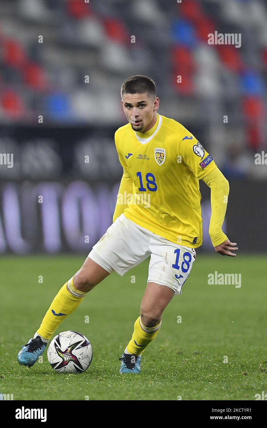Razvan MArin in action during the FIFA World Cup Qatar 2022 ...