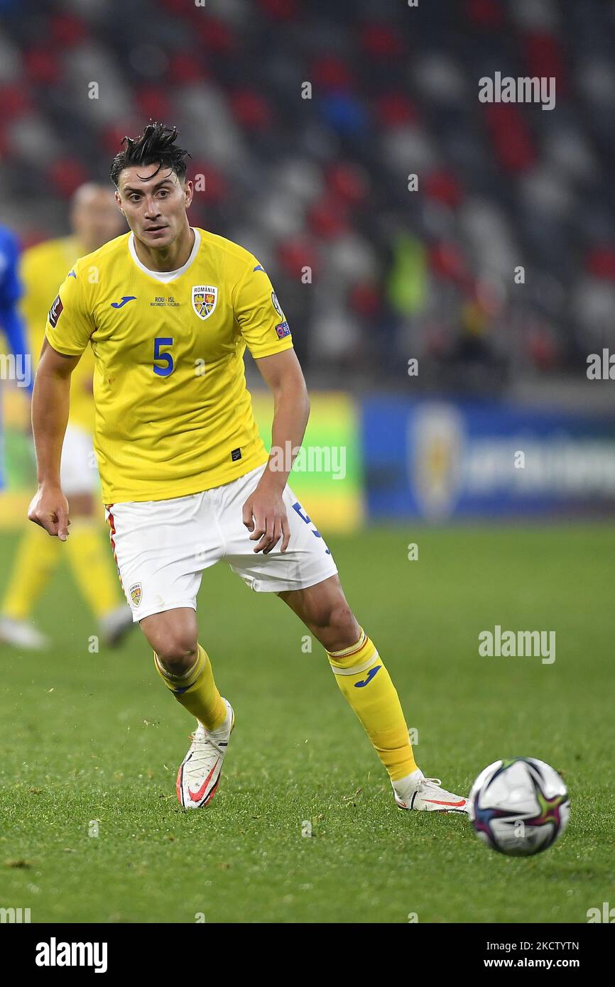 Ionut Nedelcearu in action during the FIFA World Cup Qatar 2022 ...