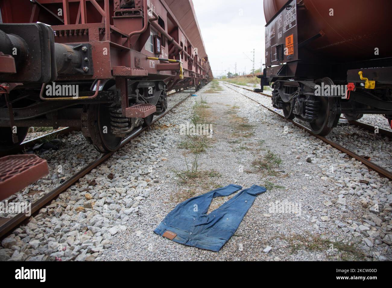 Cargo train immigrants hi-res stock photography and images - Alamy