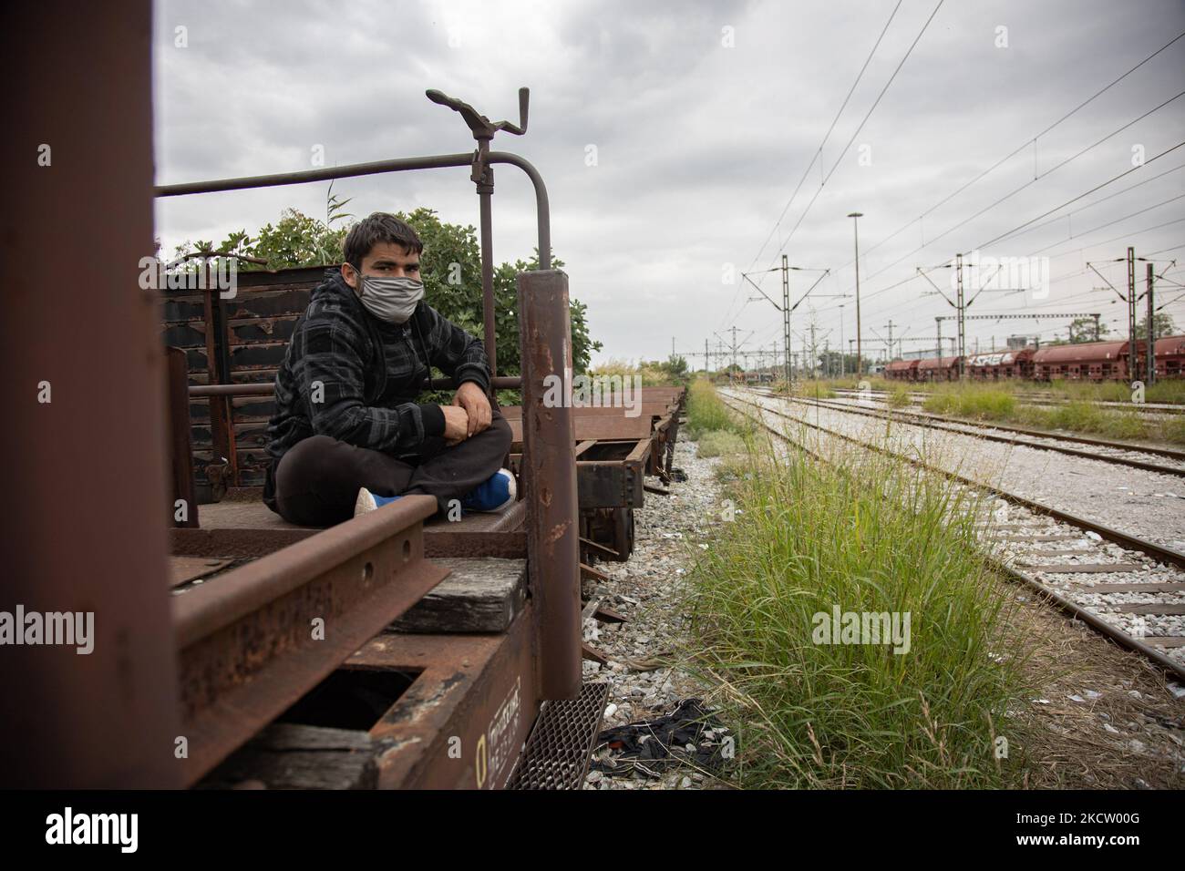 Cargo train immigrants hi-res stock photography and images - Alamy