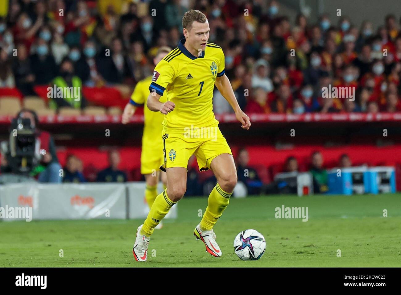 Viktor Claesson of Sweden during the FIFA World Cup Qatar 2022 ...