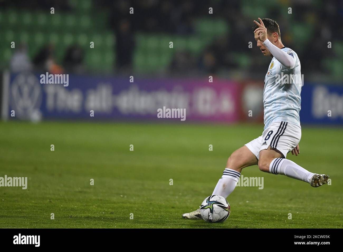 Callum McGregor in action during the Fifa World Cup 2022 Qualifying ...