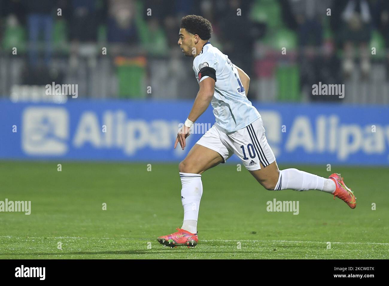 Che Adams in action during the Fifa World Cup 2022 Qualifying Round ...