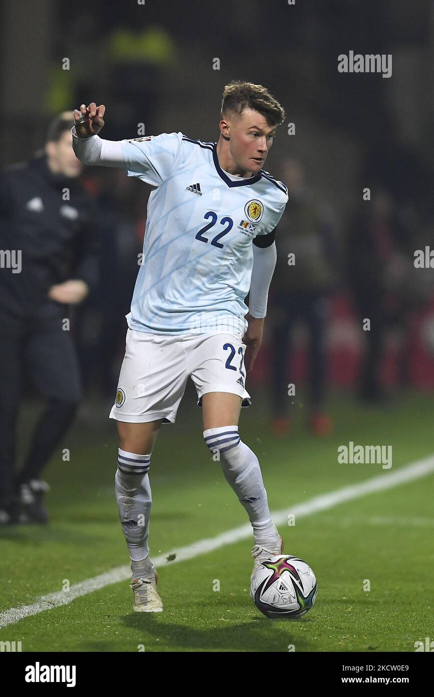 Nathan Patterson in action during the Fifa World Cup 2022 Qualifying ...