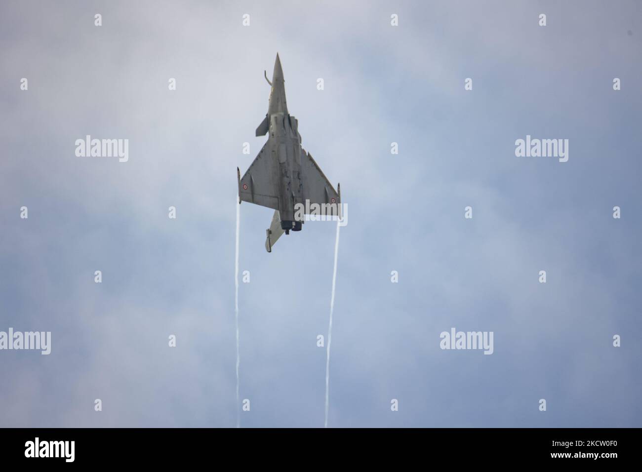 A French air force ( Armée de l'Air et de l'Espace Dassault Rafale solo ...