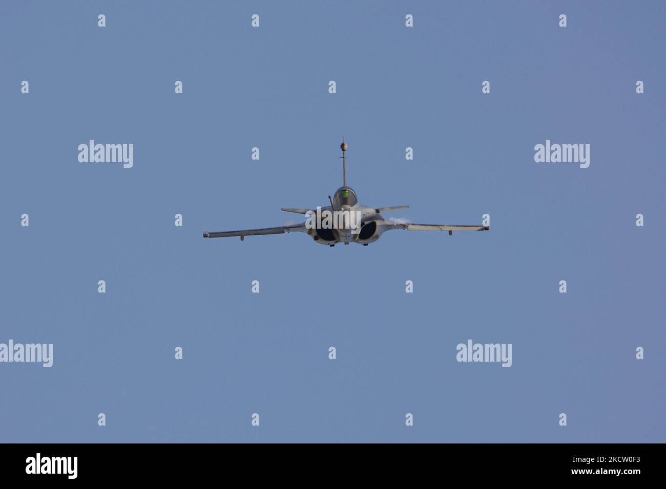 A French air force ( Armée de l'Air et de l'Espace Dassault Rafale solo ...