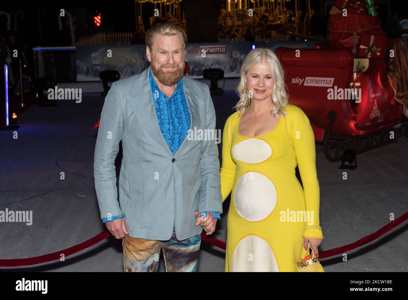 LONDON, UNITED KINGDOM - NOVEMBER 15, 2021: Rune Temte (L) and Thea ...