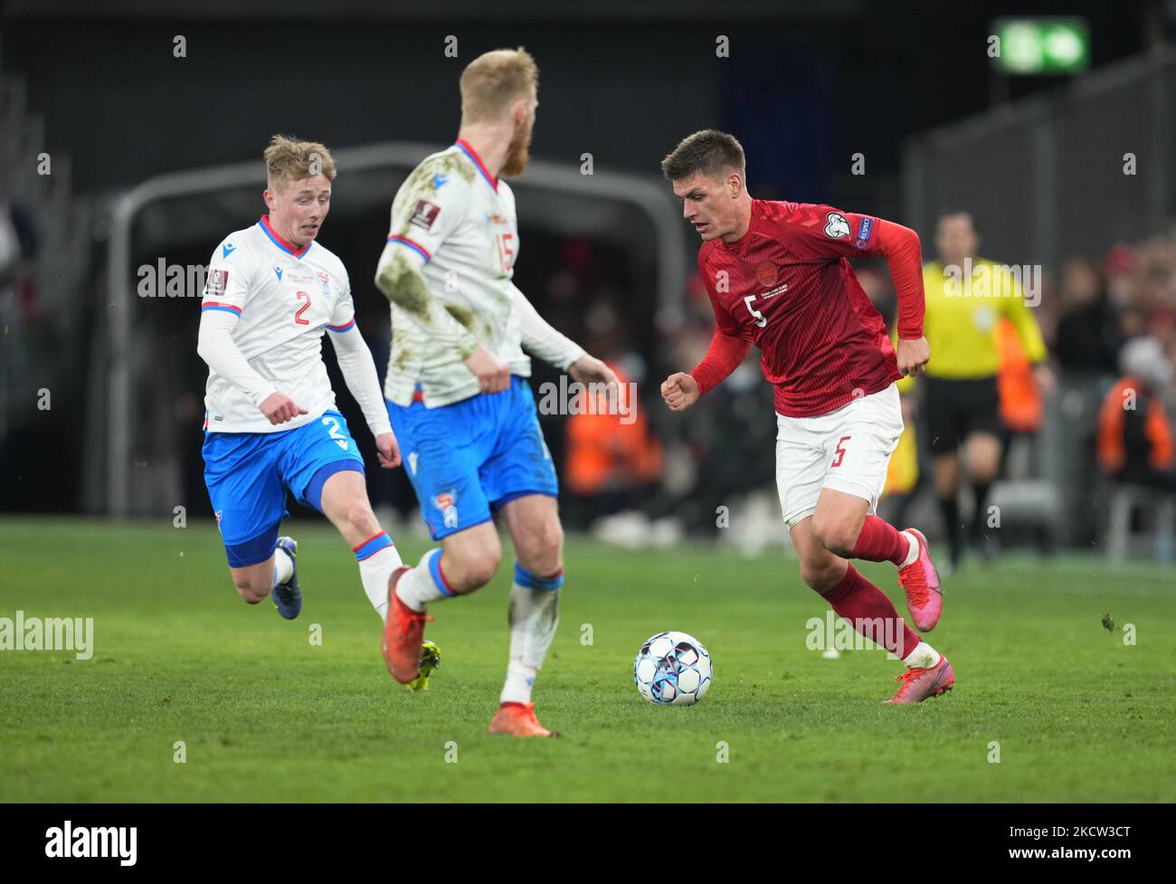 Joakim Maehle of Denmark during Denmark against Faroe Islands, World ...