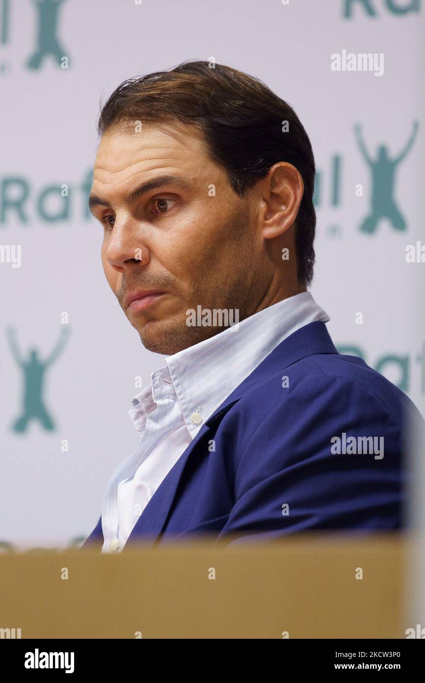 Rafael Nadal, tennis player attends during the presentation of the X ...