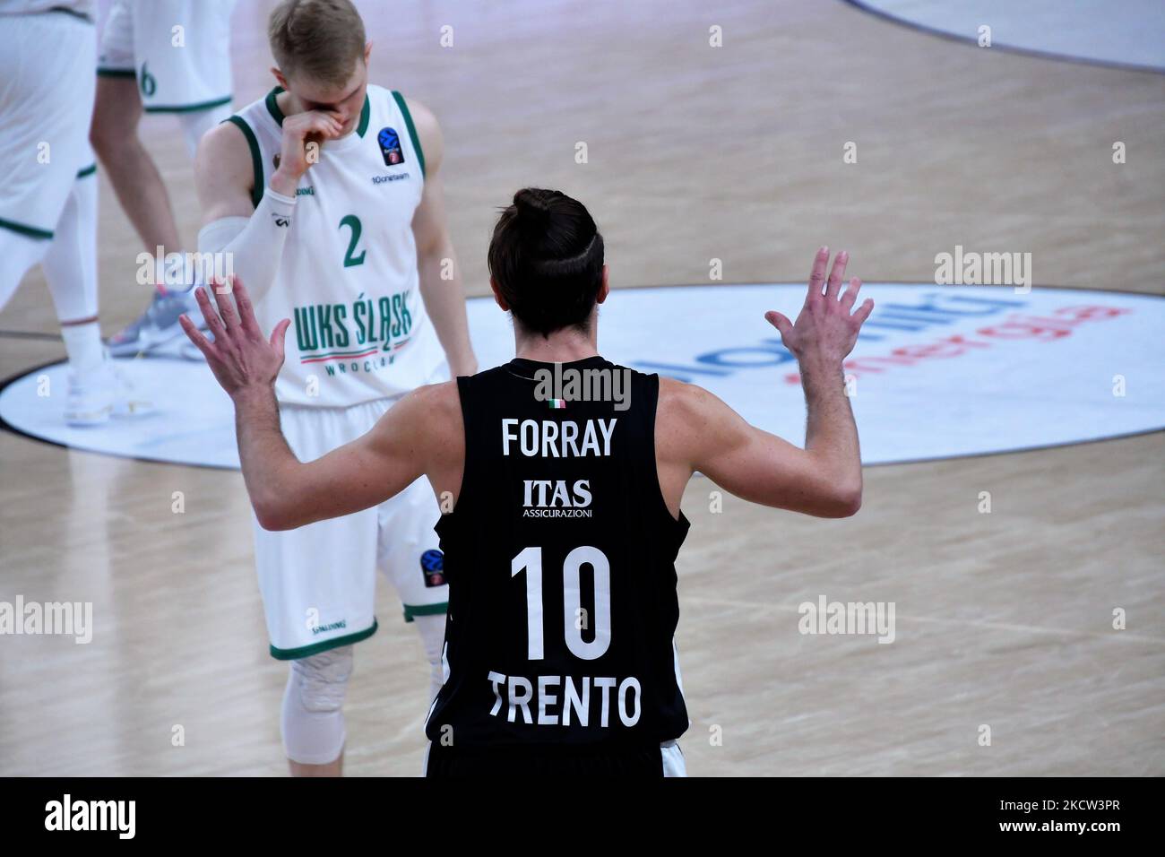 Toto Forray (Dolomiti Energia Trento) during the Basketball EuroCup ...