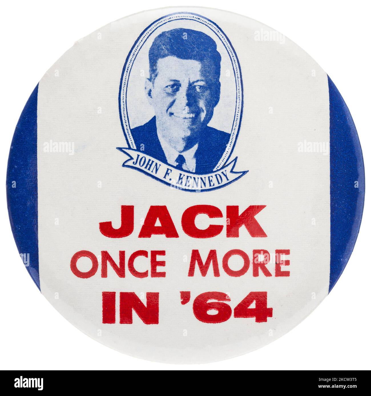 John F. Kennedy - 1964 Re-Election button issued in the Fall of 1963 in ...