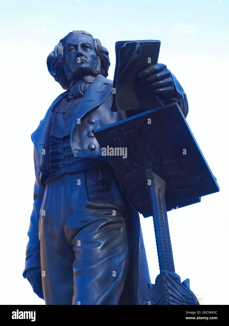 Statue of Felix Mendelssohn Bartholdy in Düsseldorf Stock Photo - Alamy