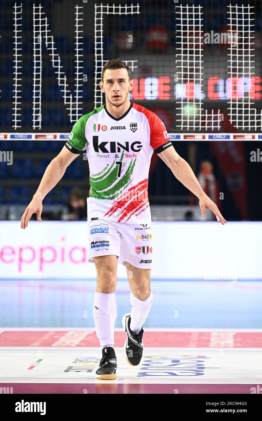Volleyball italian serie a men superleague championship cucine lube civitanova hi-res stock ...