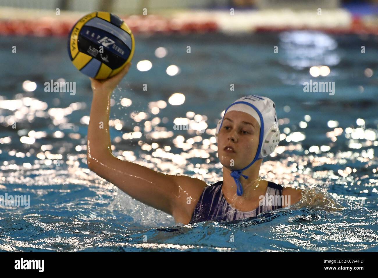 Blom VAN DE VELDE of Lille UC (FRA) in action during the Waterpolo Euro ...