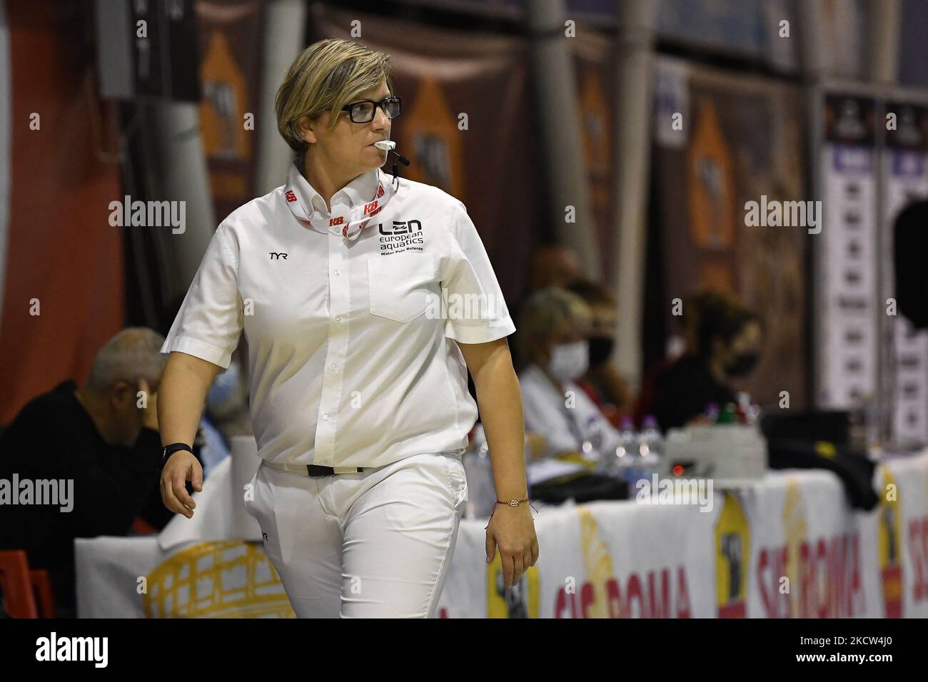 Referee during the Waterpolo Euro League Women, Group B, Day 1 between ...
