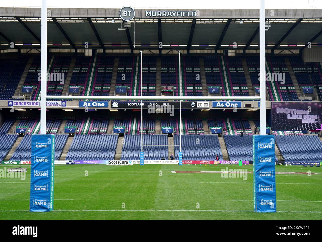 A general view of BT Murrayfield Stadium, Edinburgh. Picture date ...