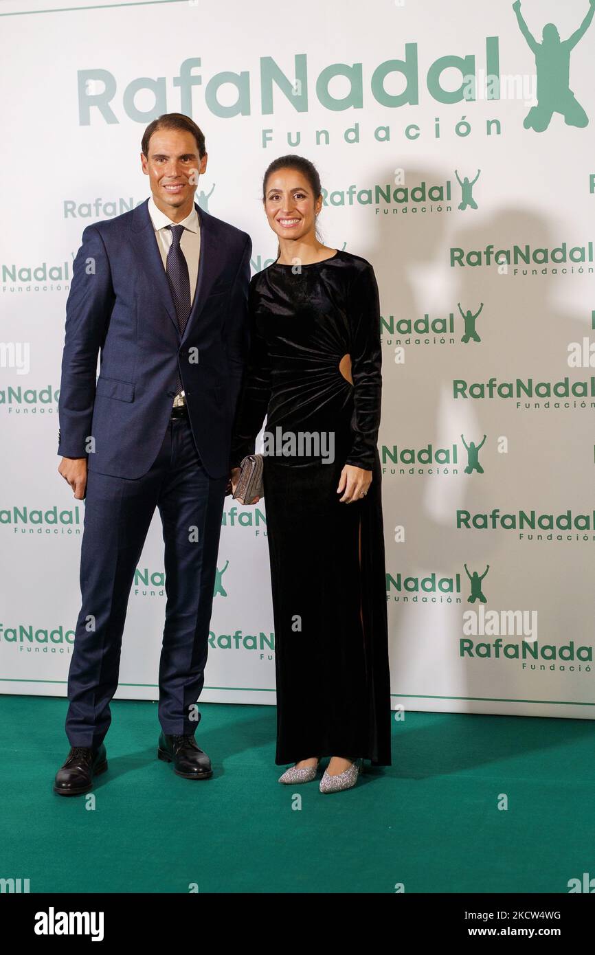 tennis player Rafael Nadal and his wife Xisca Perello during the ...