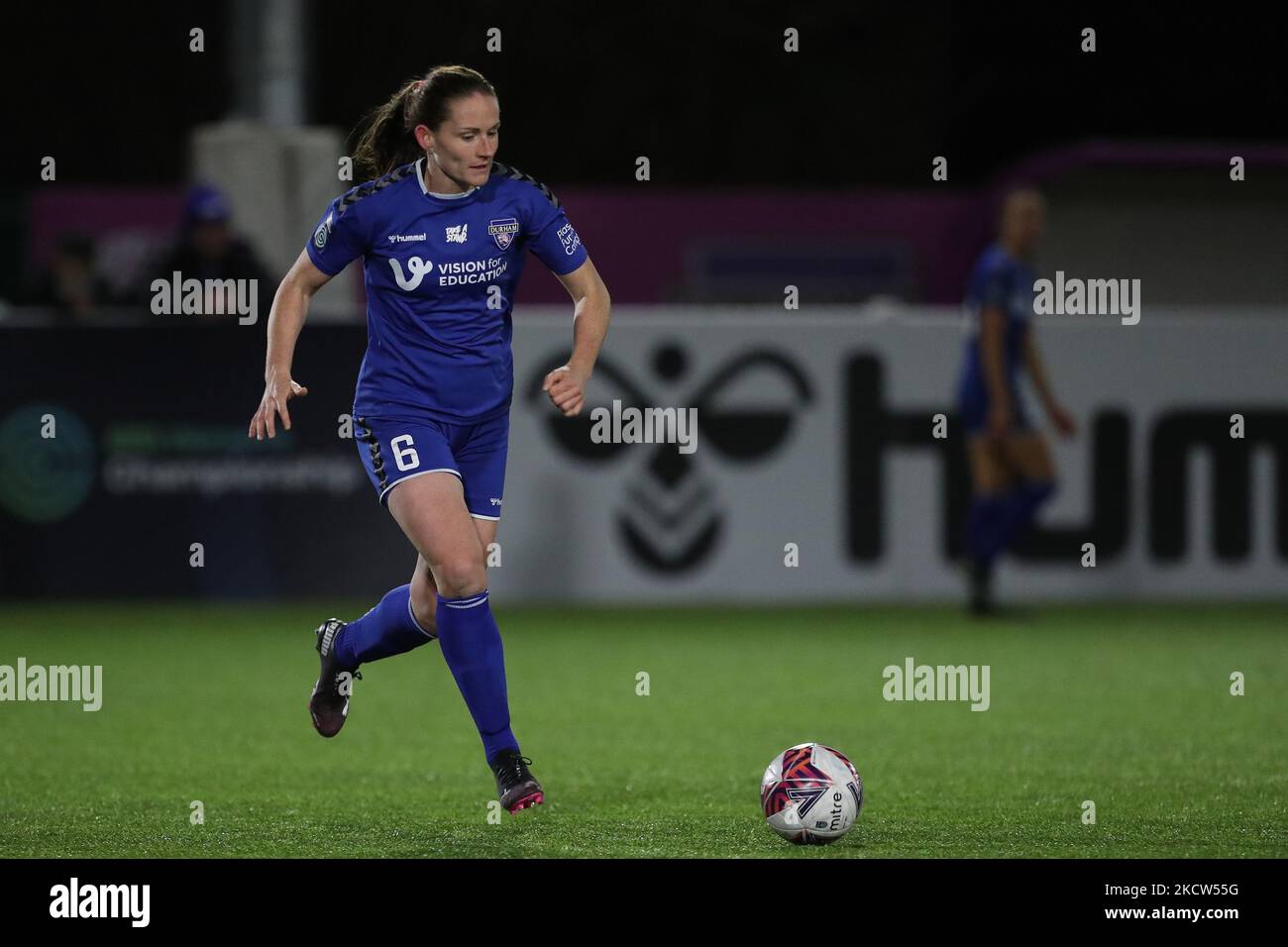 Durham Women's Sarah Robson during the FA Women's Championship match ...