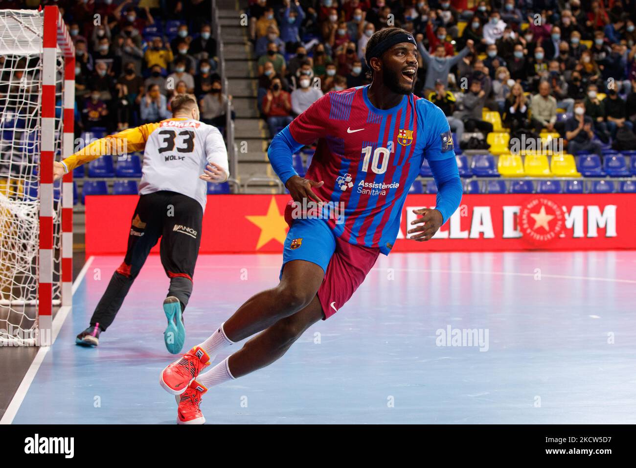 Dika Mem of FC Barcelona during th EHF Champions League match between ...