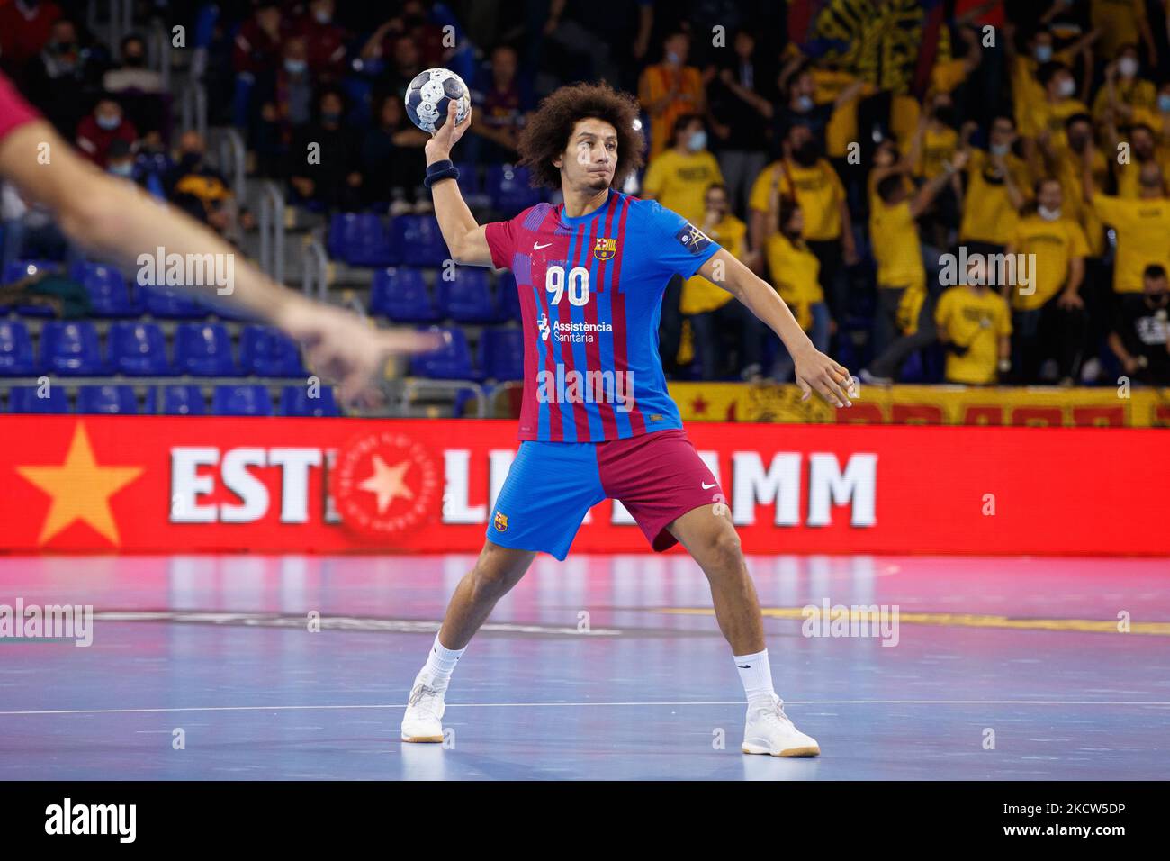 Ali Zein of FC Barcelona during th EHF Champions League match between ...