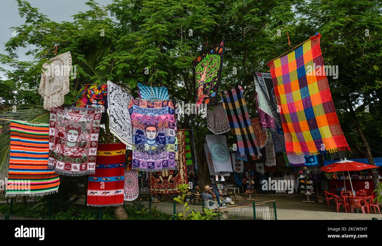 Stands with souvenirs and memorabilia for sale near the entrance to the ...