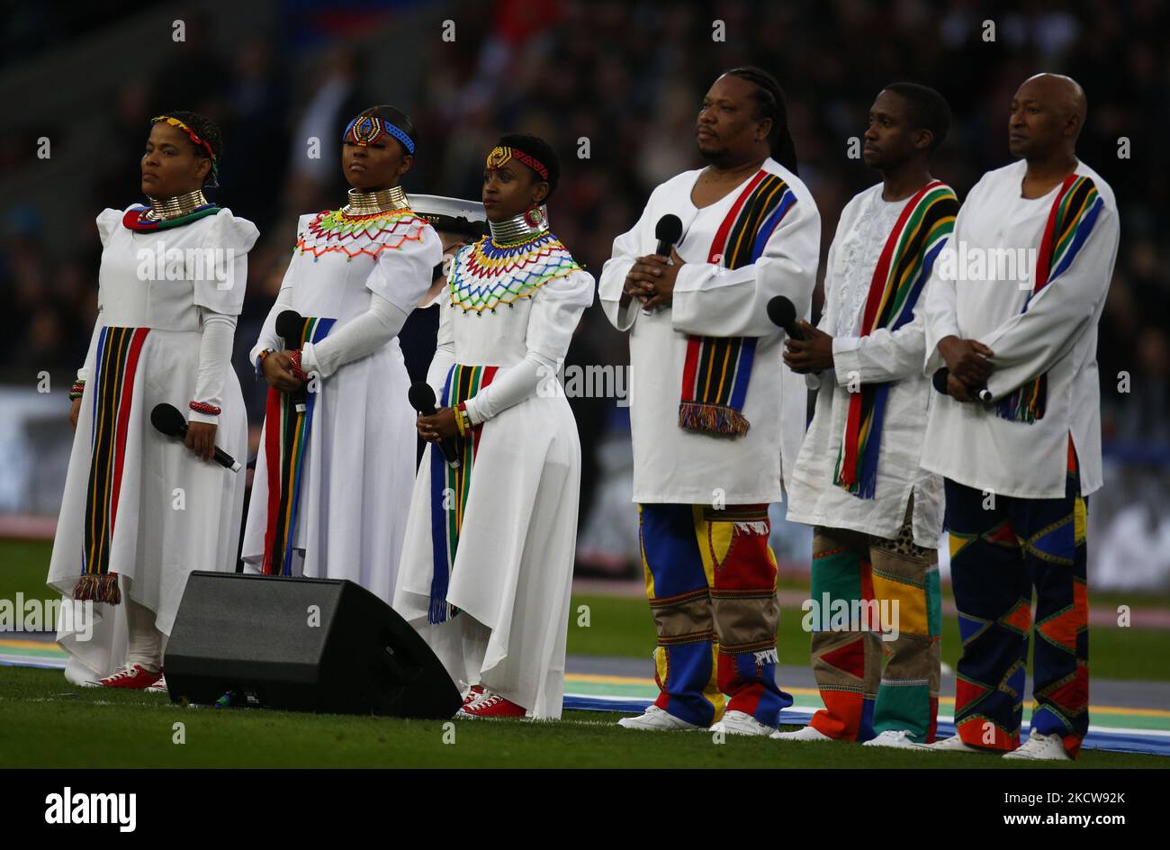 Imbube UK during Autumn International Series match between England and ...