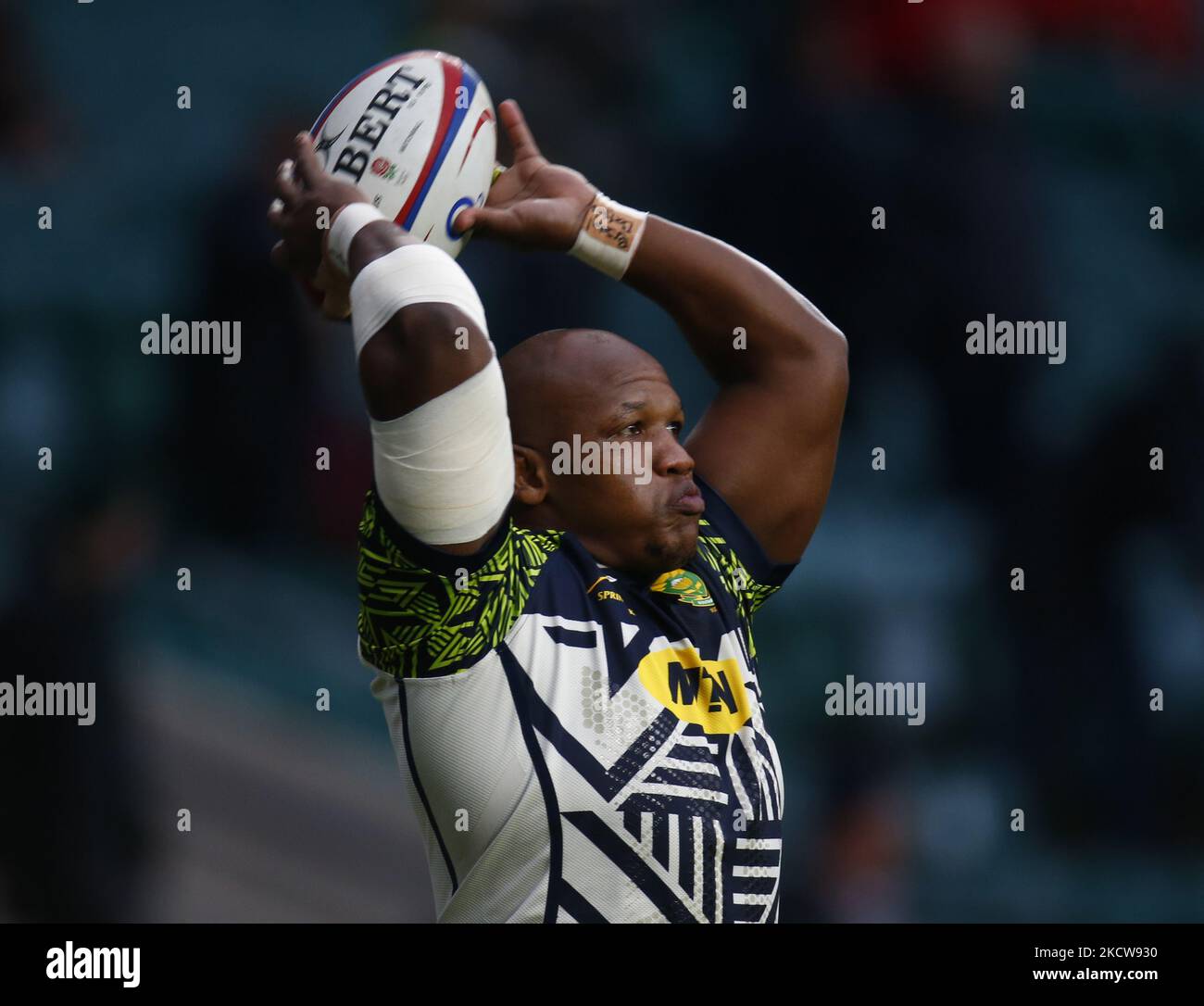 Bongi Mbonambi of South Africa during warm up during Autumn ...