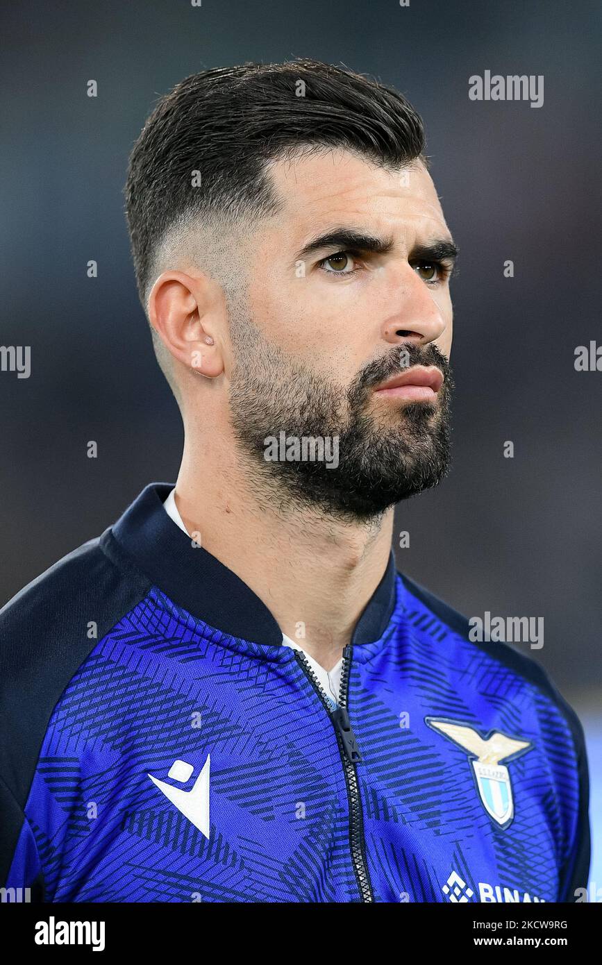 Elseid Hysaj of SS Lazio looks on during the Serie A match between SS ...