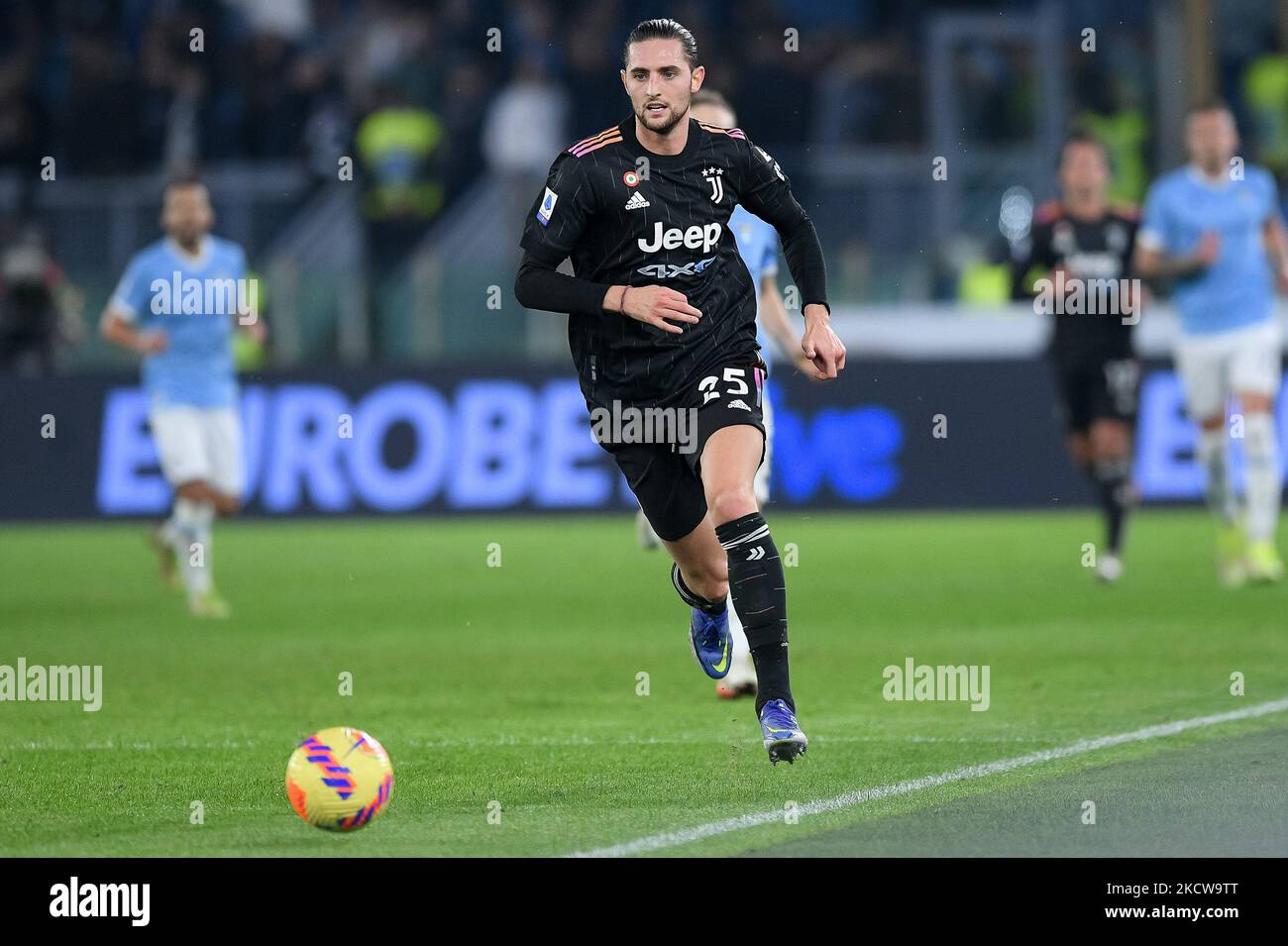 Adrien Rabiot of FC Juventus during the Serie A match between SS Lazio ...