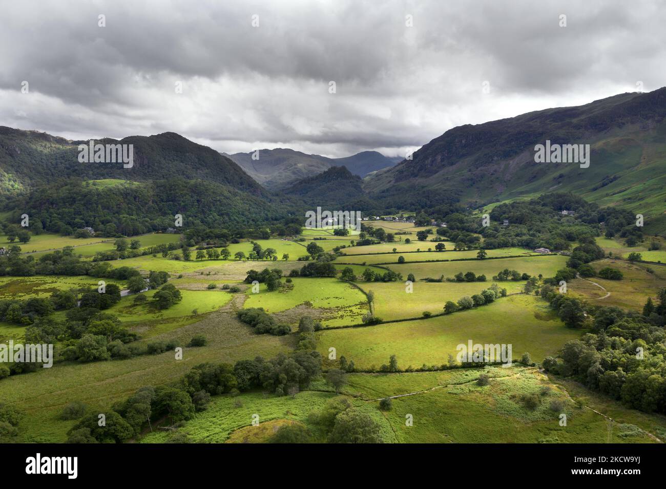 The View towards Castle Crag and the Jaws of Borrowdale from the ...
