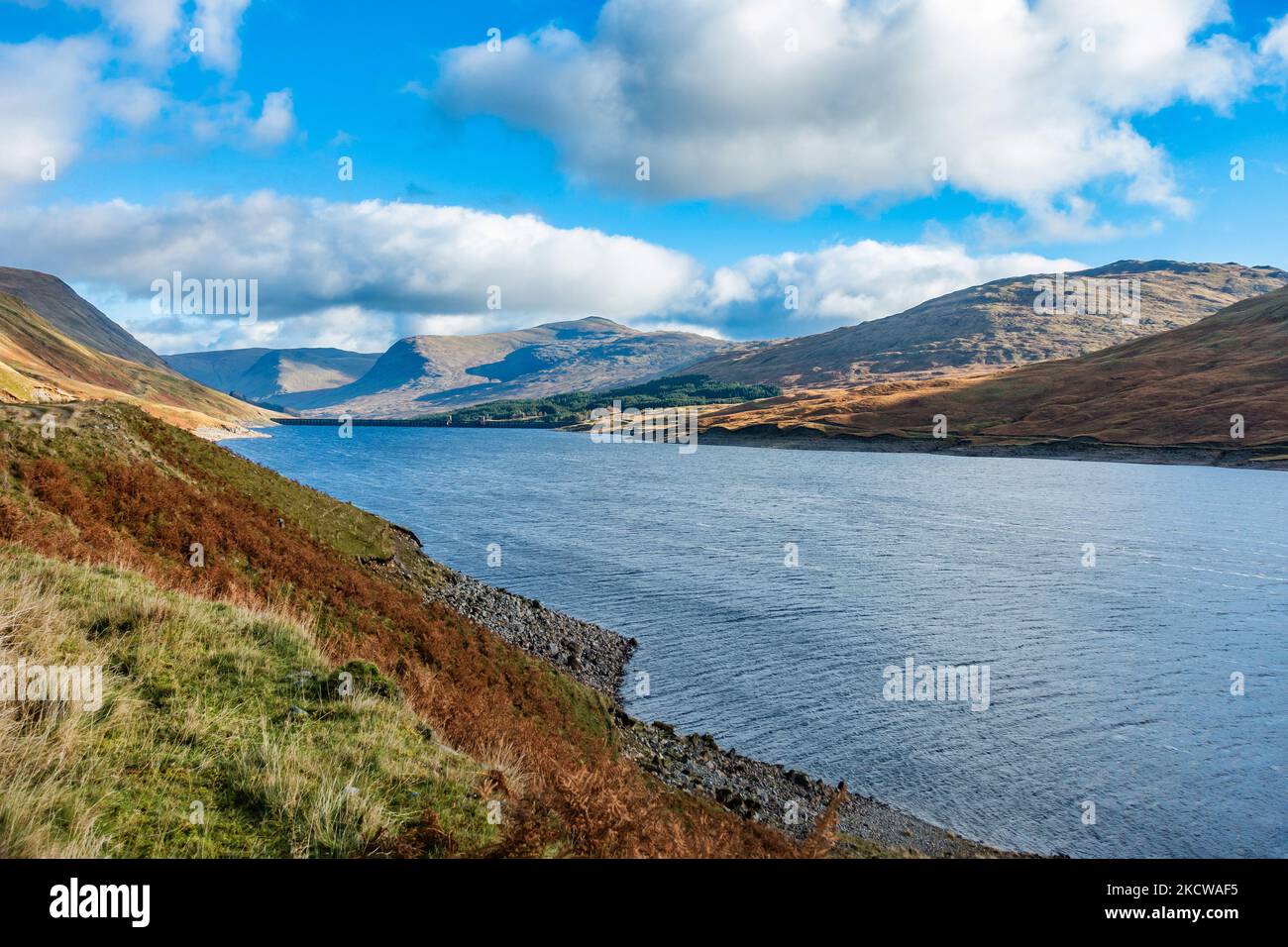 The freshwater loch of Loch Lyon in Perthshire, Scotland Stock Photo ...