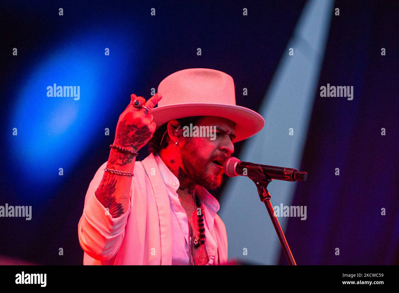 Rock band Revolver Plateado performs during the first day of the ...