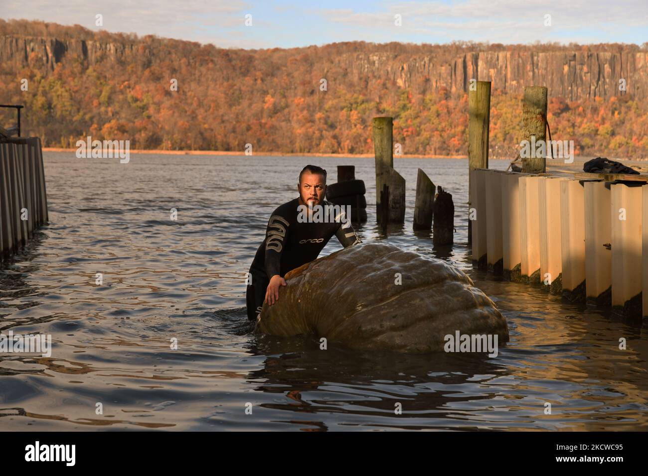Actor and television host Justin Fornal hollowed out a 1,500 pound ...