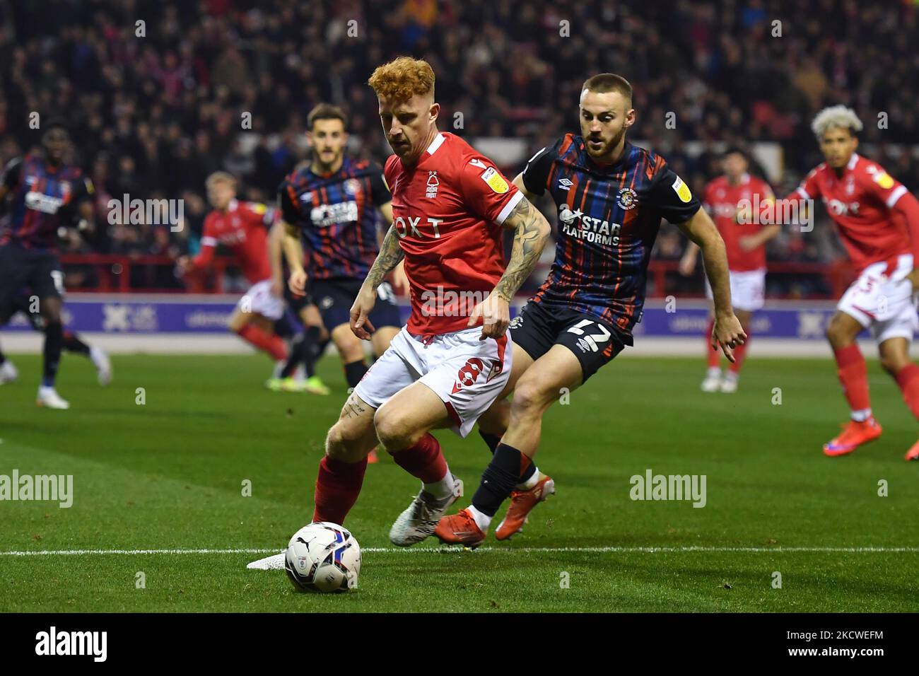 Jack Colback of Nottingham Forest during the Sky Bet Championship match ...