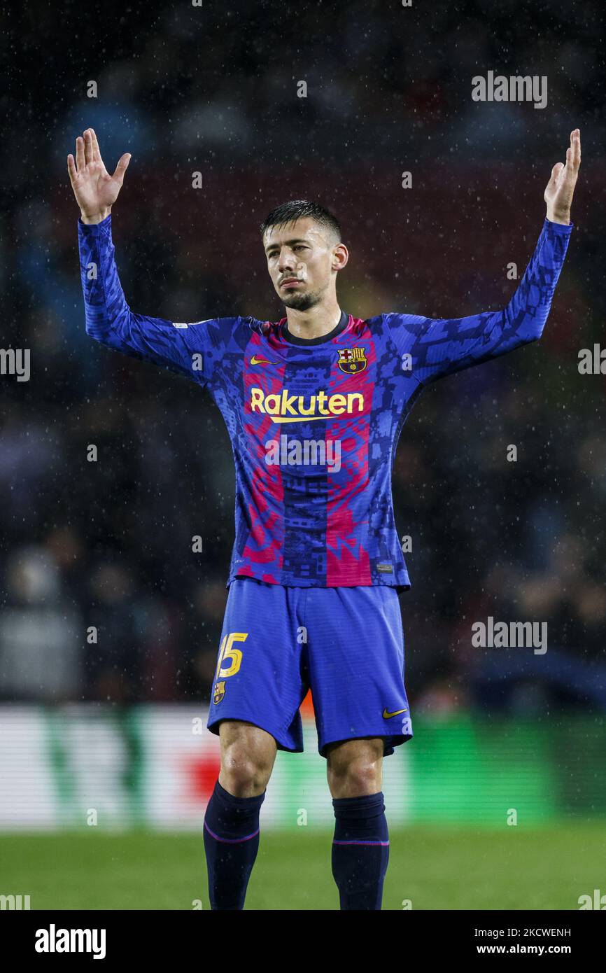15 Clement Lenglet of FC Barcelona during the Group E - UEFA Champions ...