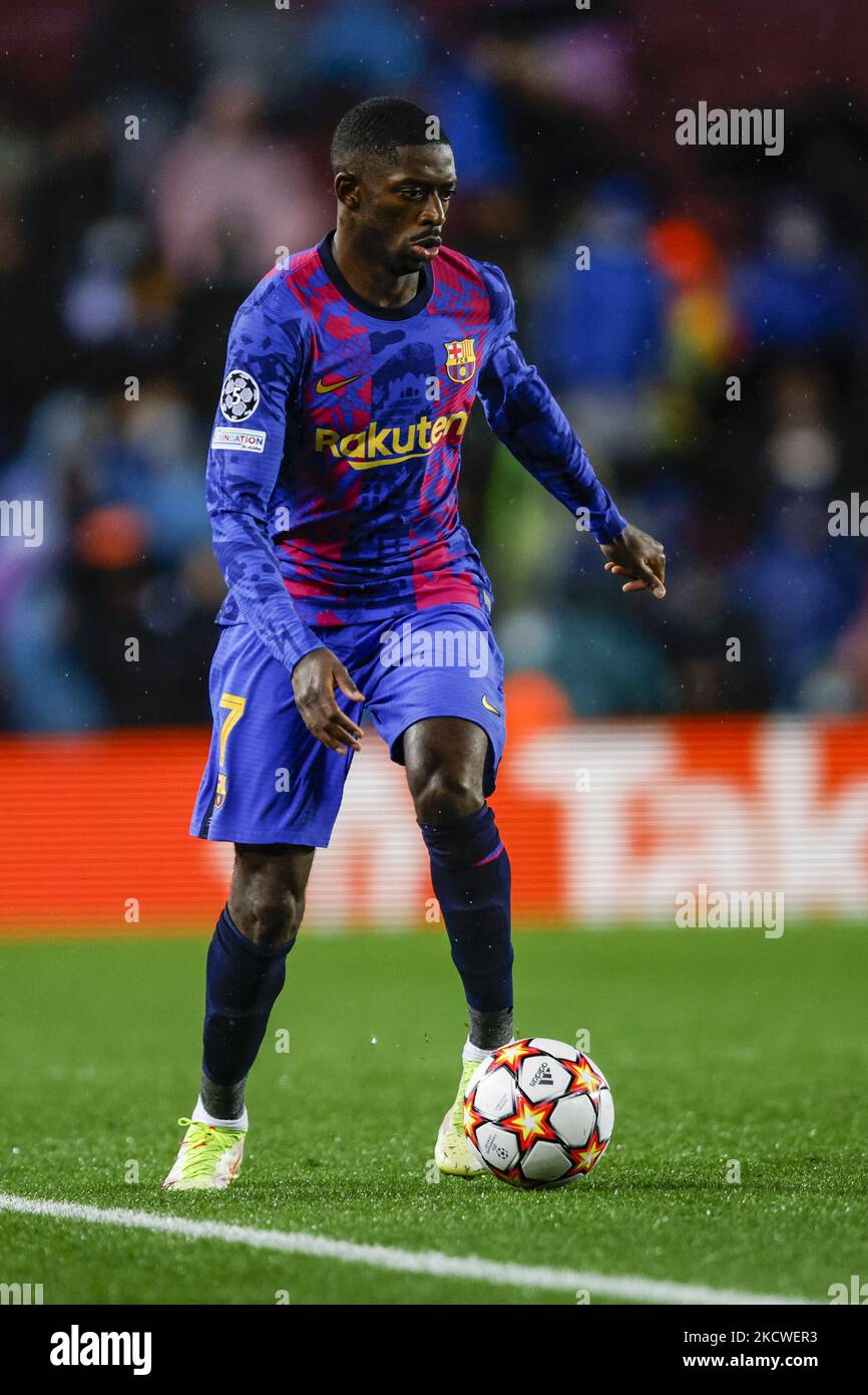 07 Ousmane Dembele of FC Barcelona during the Group E - UEFA Champions ...
