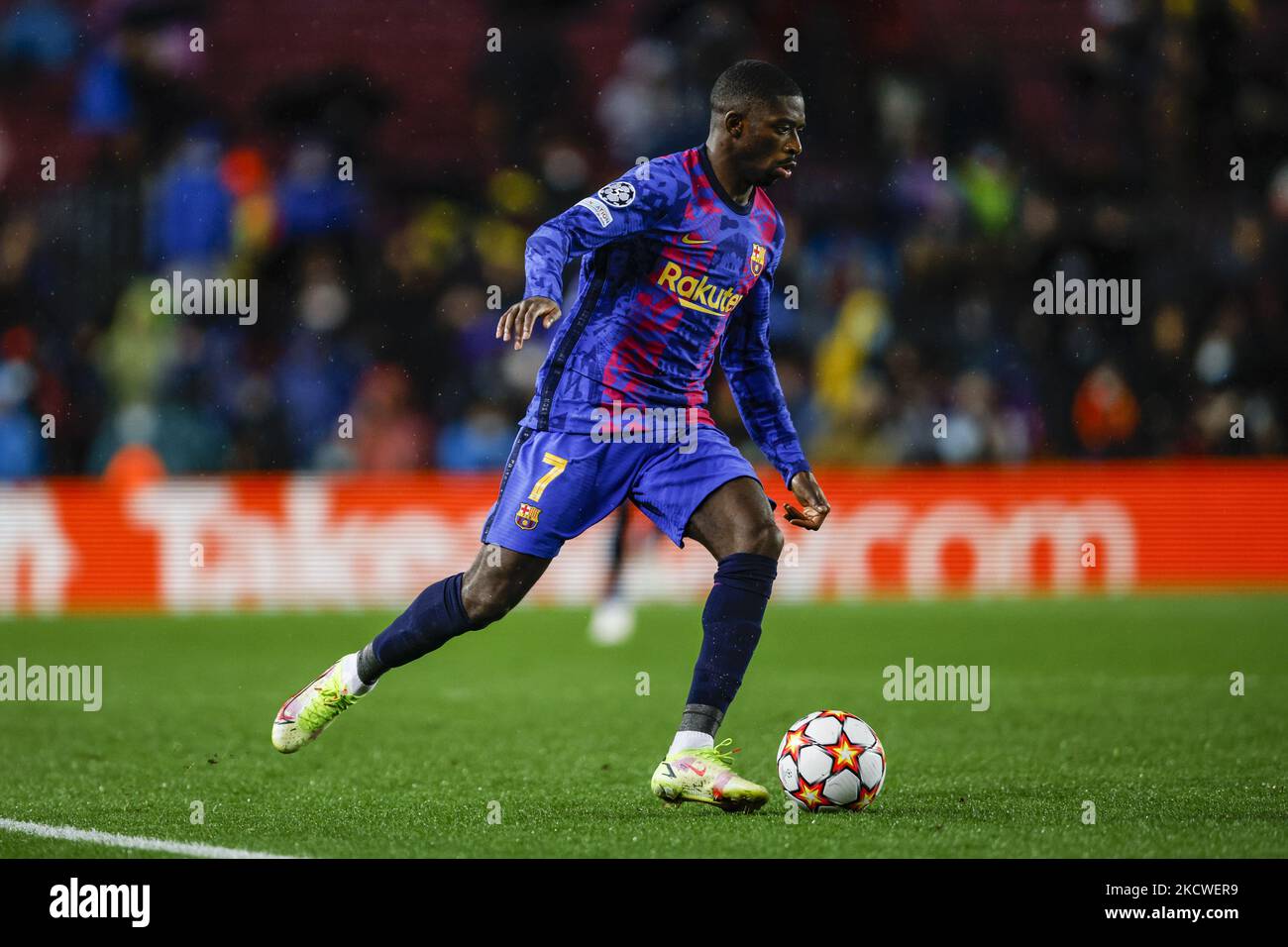 07 Ousmane Dembele of FC Barcelona during the Group E - UEFA Champions ...