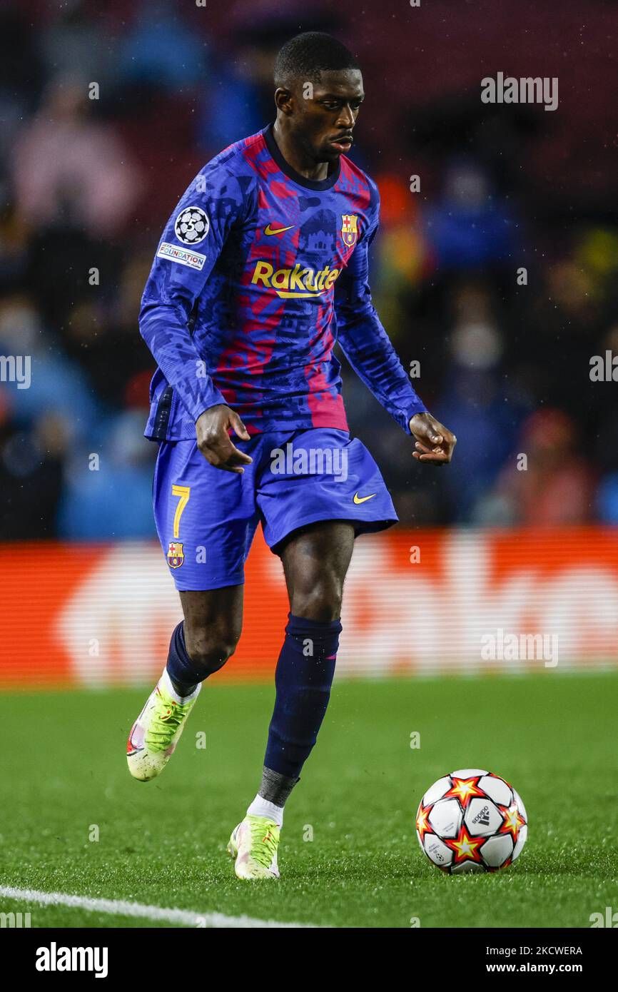 07 Ousmane Dembele of FC Barcelona during the Group E - UEFA Champions ...
