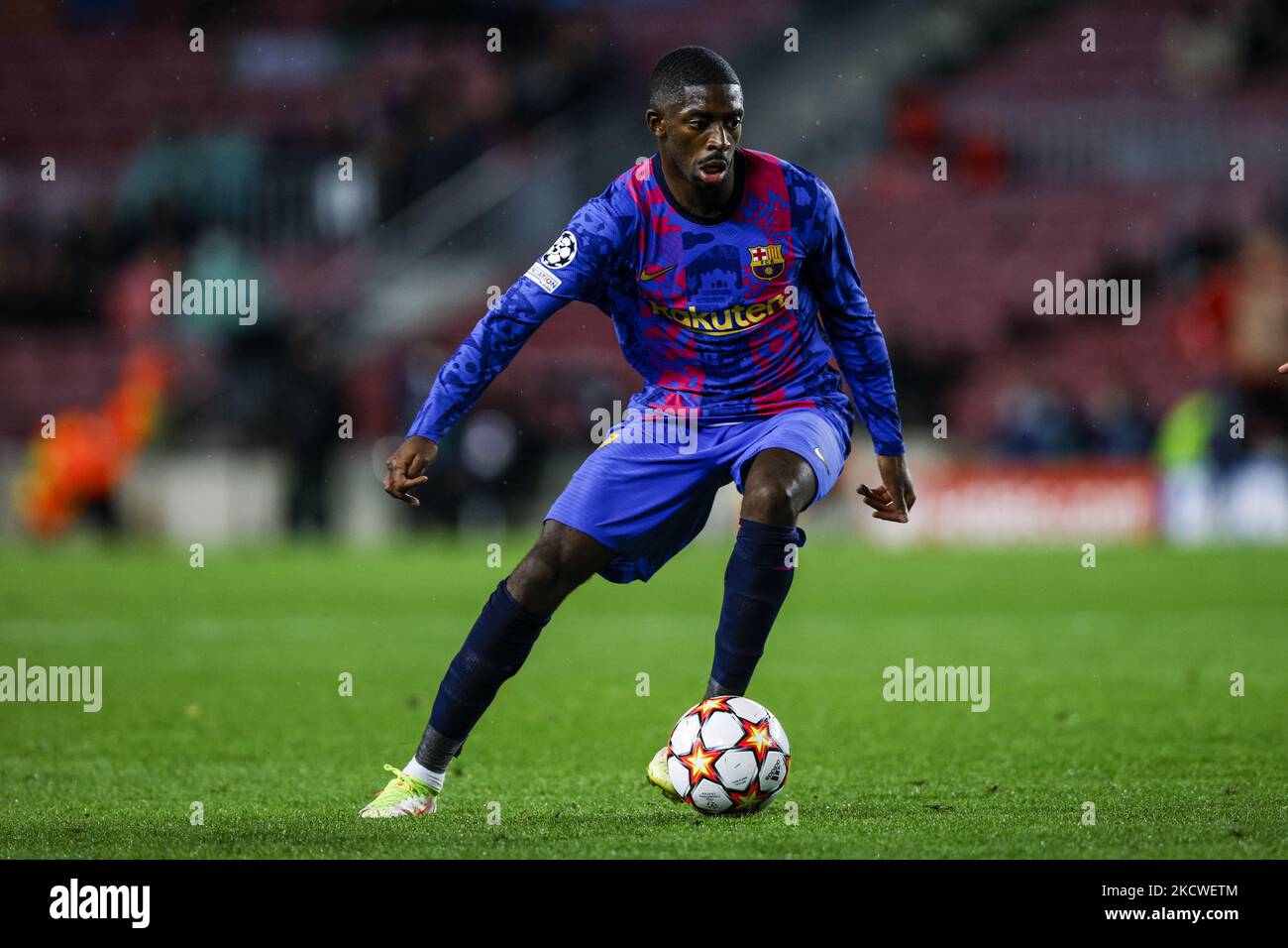 07 Ousmane Dembele of FC Barcelona during the Group E - UEFA Champions ...