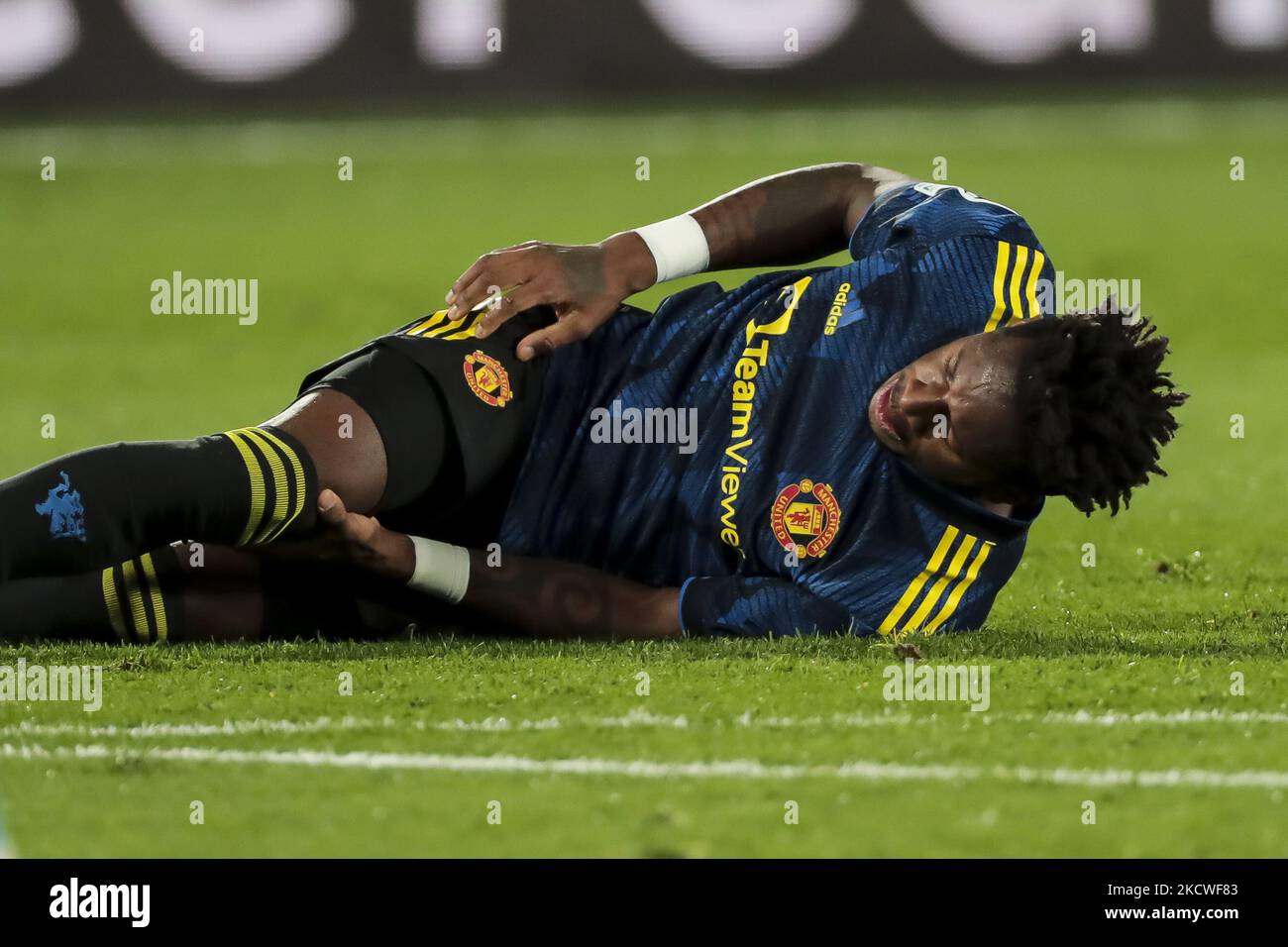Midfielder of Manchester United Fred during Champions League match ...