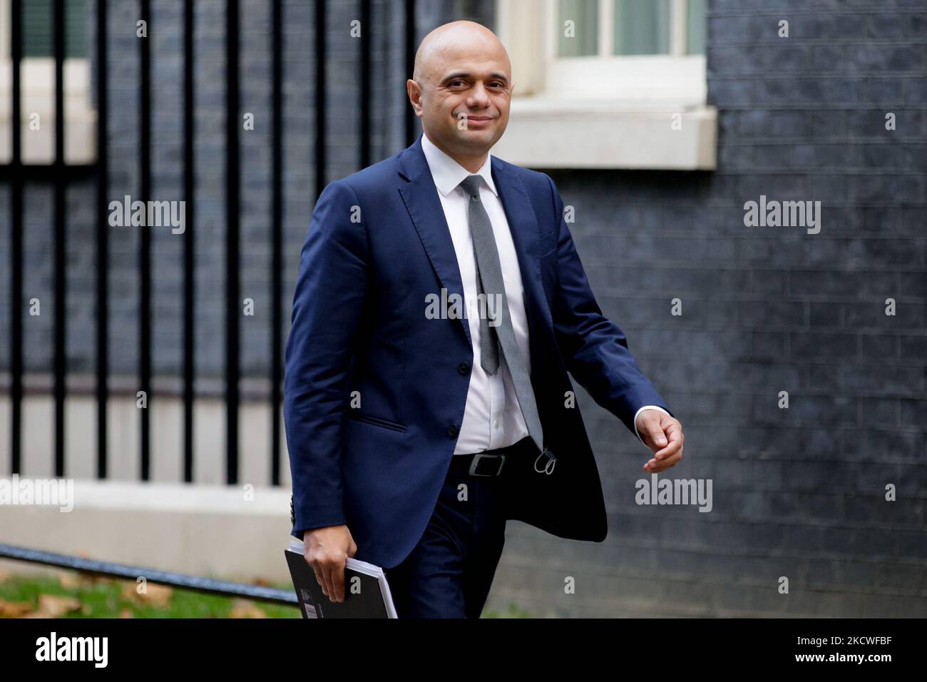 British Secretary of State for Health and Social Care Sajid Javid ...