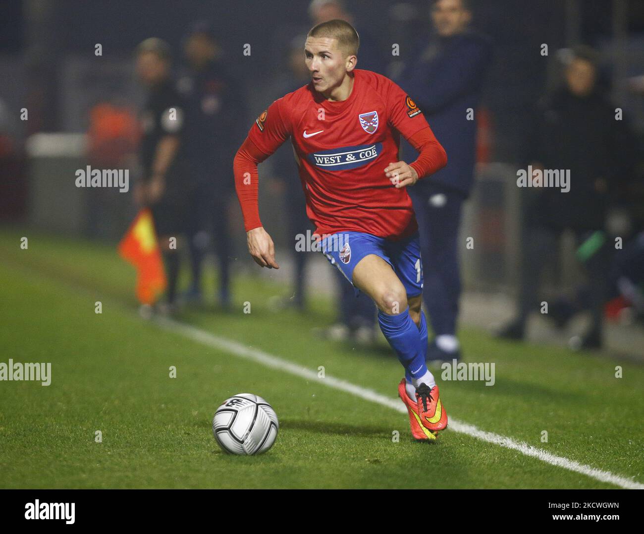 Dagenham & Redbridge's Sam Ling during Vanarama National League match ...